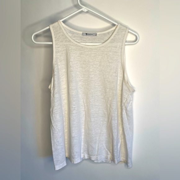 Alexander Wang | Tops | Alexander Wang Tank Silk Linen | Poshmark
